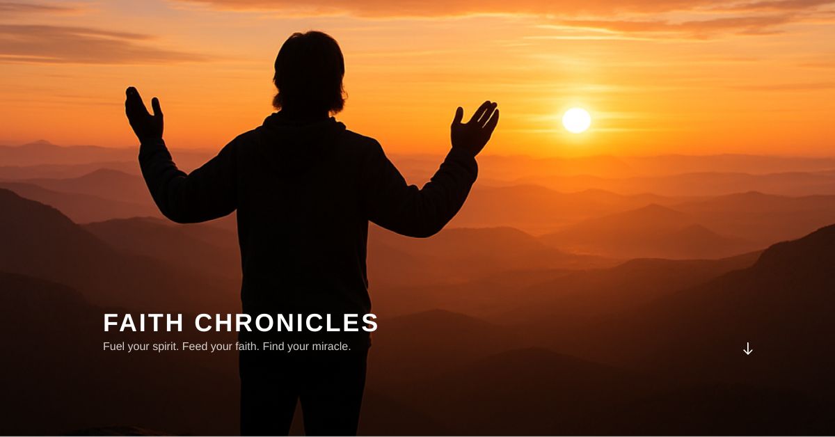 Faith Chronicles – Fuel your spirit. Feed your faith. Find your miracle.